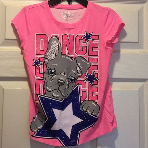 Justice | Shirts & Tops | Justice Dance Top With Dog Very Cute And ...